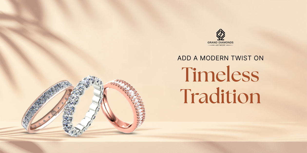 How to Stack Your Wedding Bands for a Trendy Look? - Grand diamonds Blog